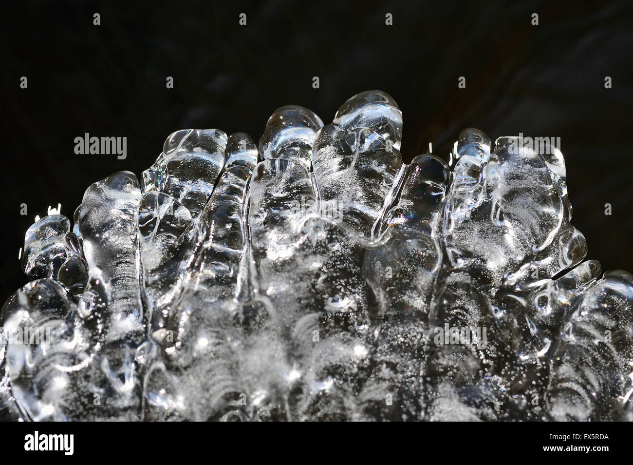 Spring melting of ice and the flow of water Stock Photo - Alamy