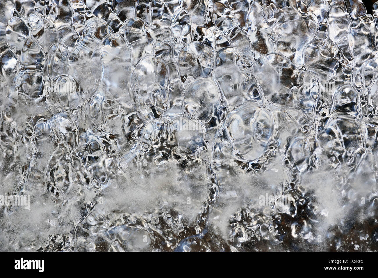 Ice texture melted snow hi-res stock photography and images - Alamy