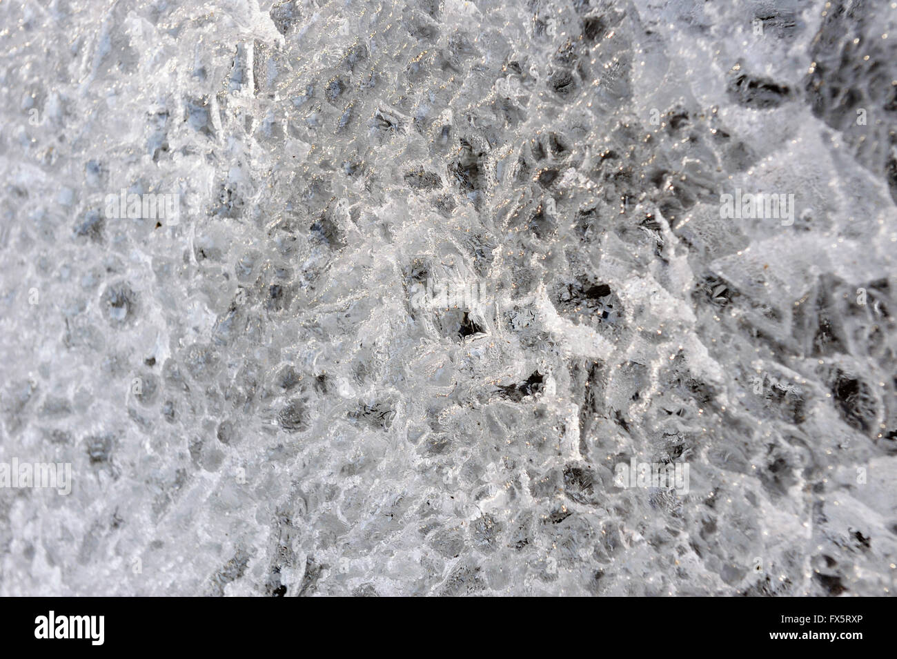 Close up of ice background Stock Photo - Alamy