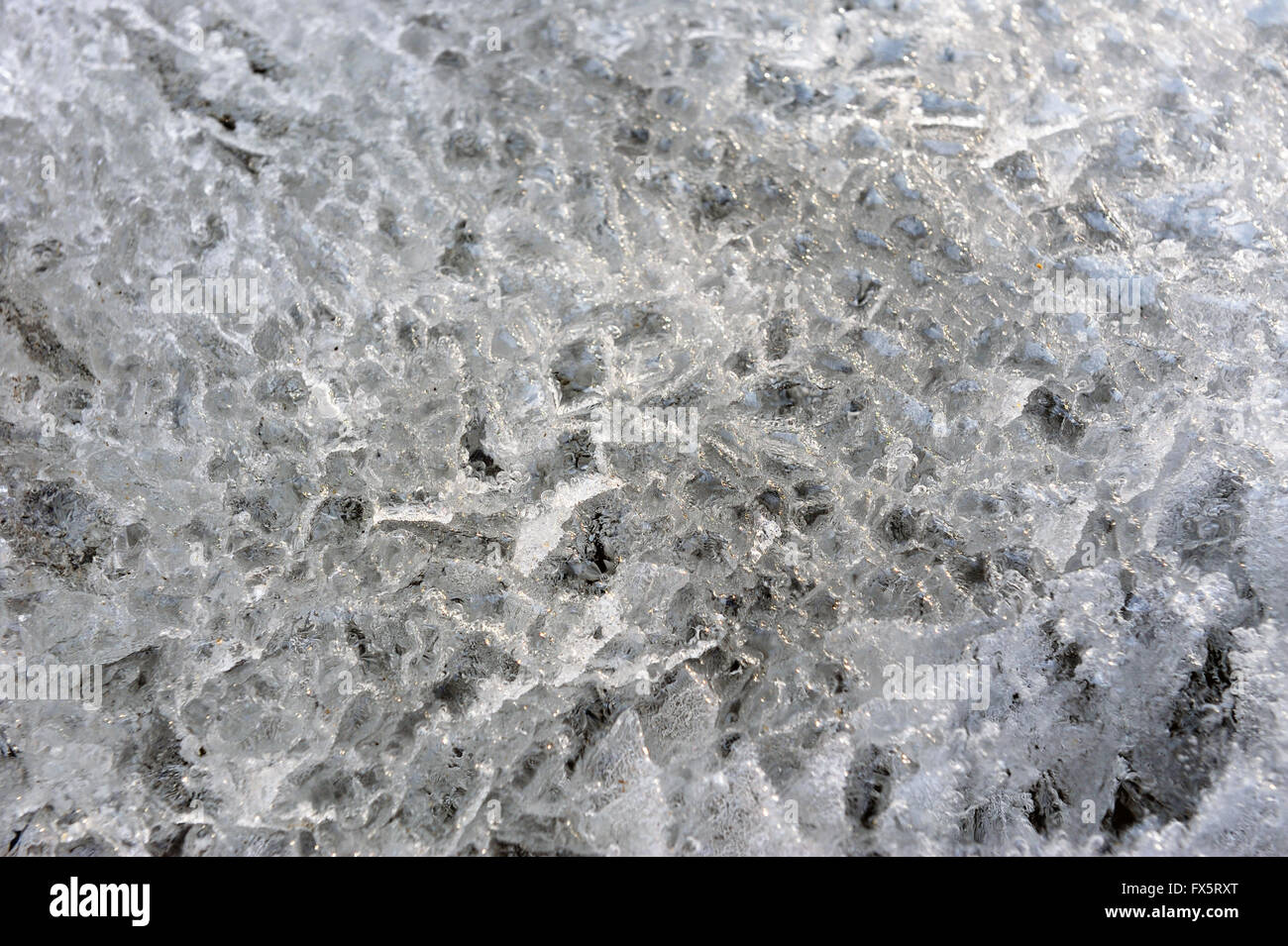 Close up of ice background Stock Photo - Alamy