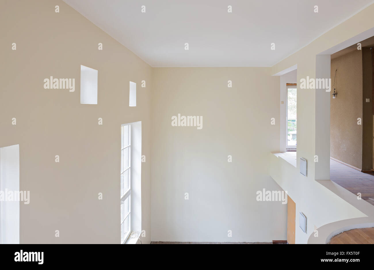 Construction interior living room Stock Photo - Alamy