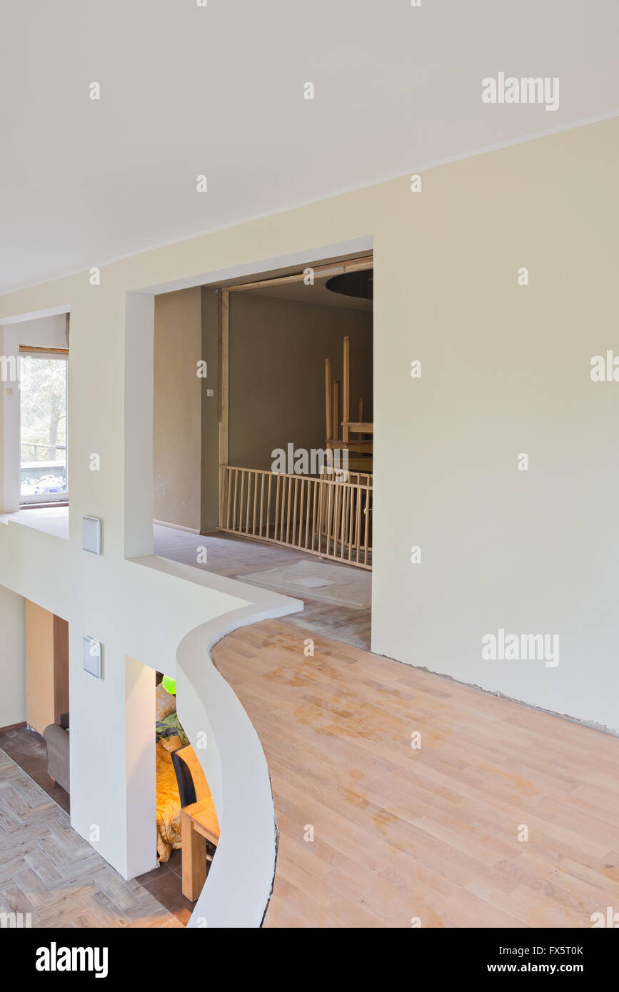 Construction interior living room Stock Photo - Alamy