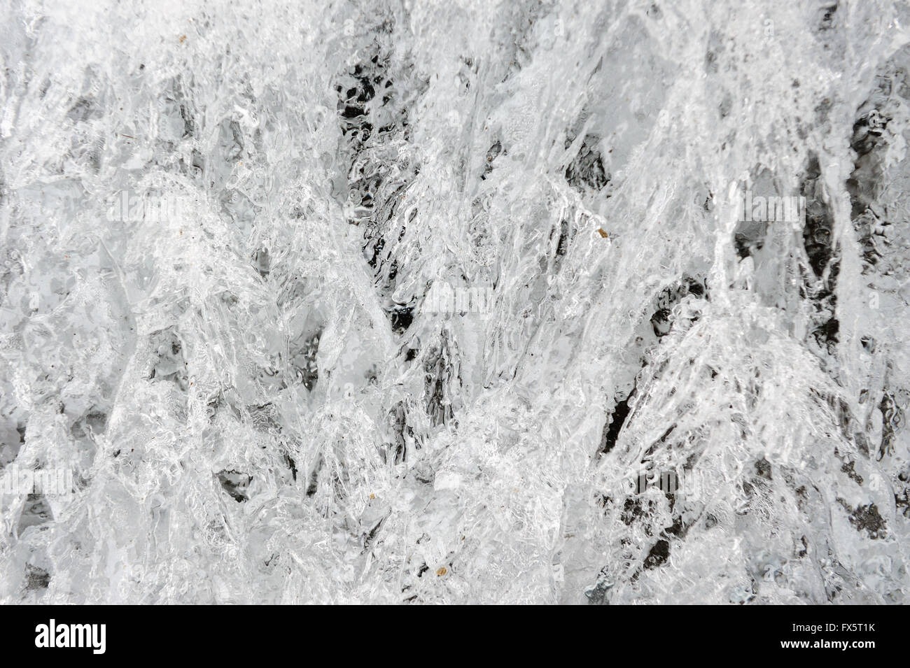 Close up of melting ice in spring Stock Photo - Alamy