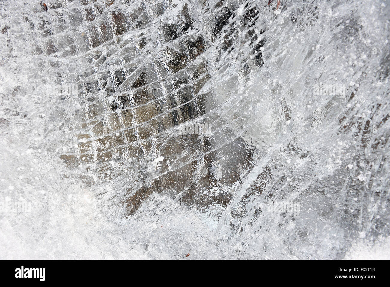 Close up of melting ice in spring Stock Photo - Alamy