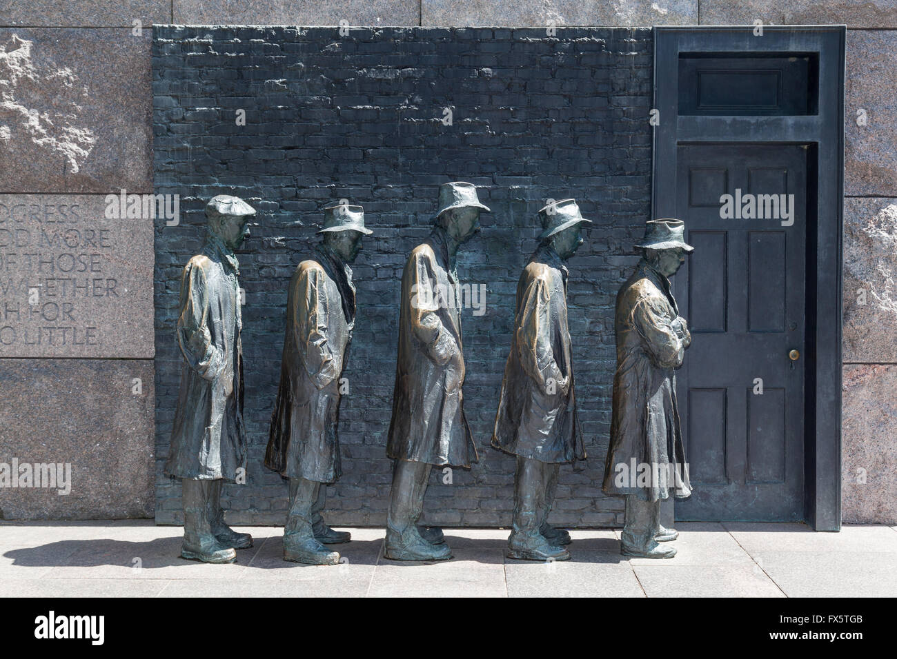 FDR memorial Washington DC Stock Photo - Alamy
