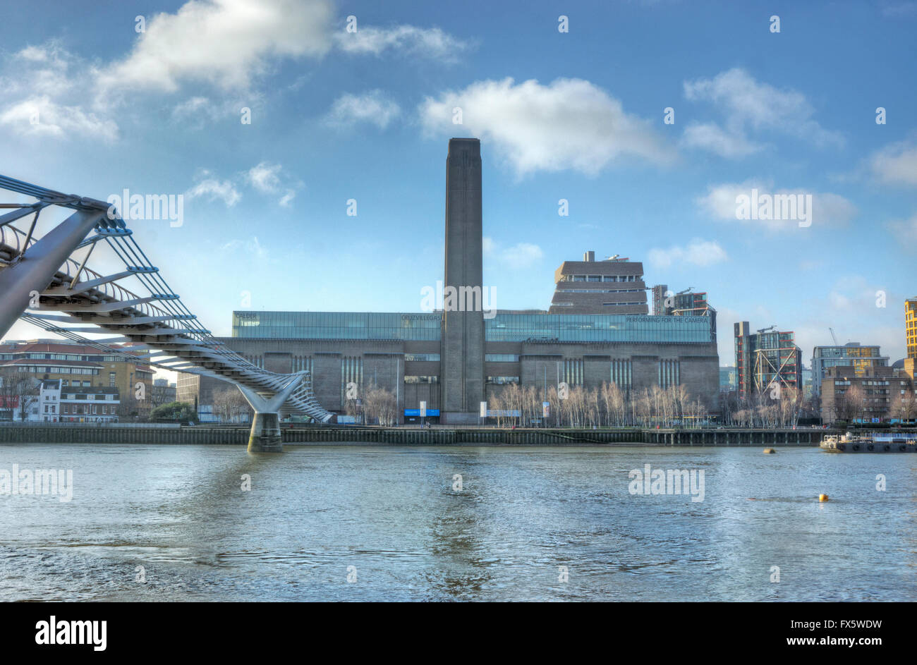 The Tate modern millennium Bridge Stock Photo, Royalty Free Image ...