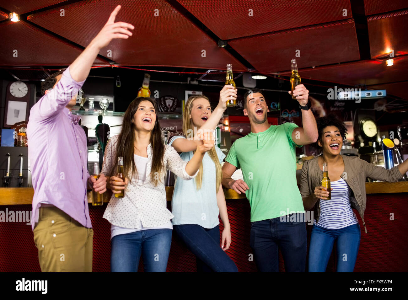 Friends having fun Stock Photo - Alamy