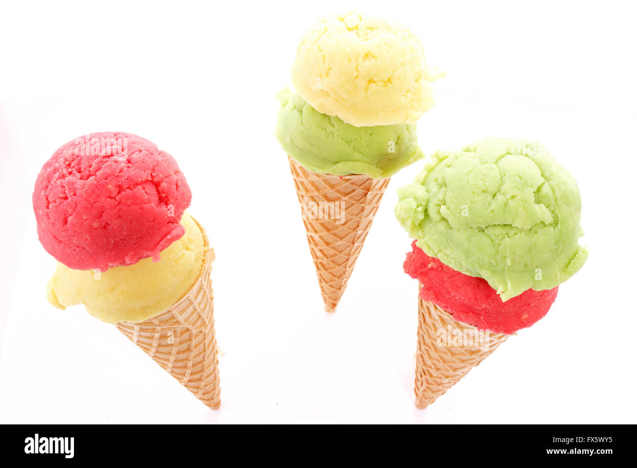colored ice cream Stock Photo - Alamy