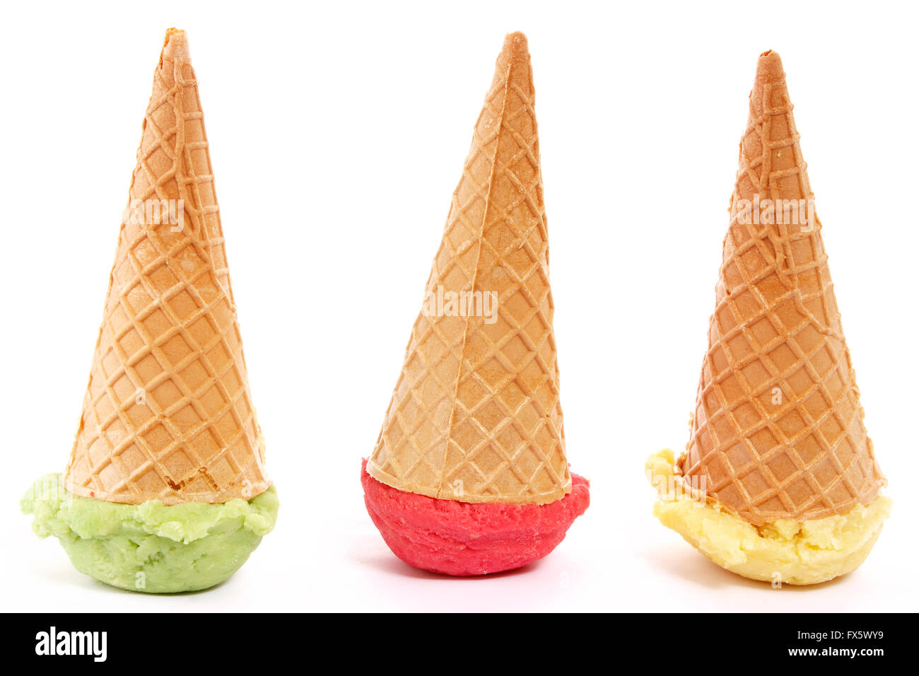 Three multi colored ice hi-res stock photography and images - Alamy