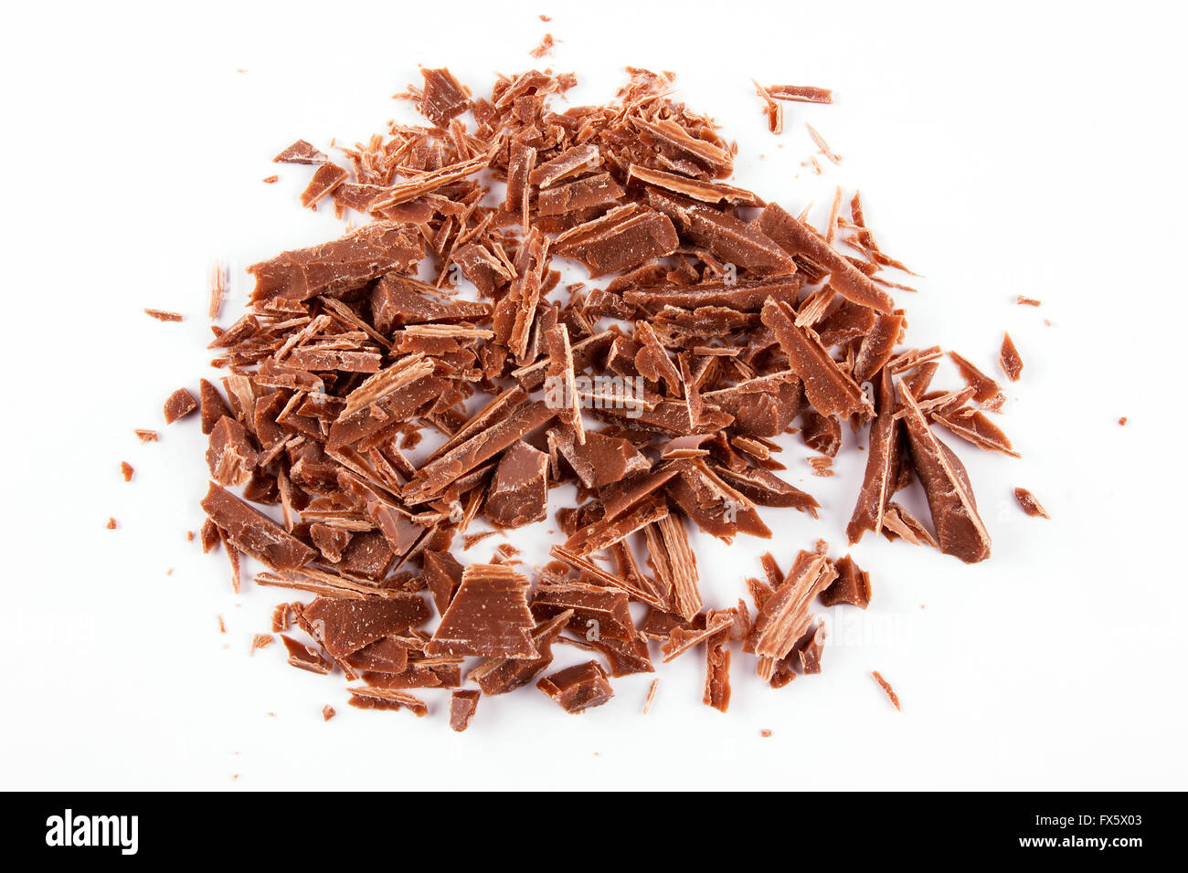Chocolate shredded Cut Out Stock Images & Pictures - Alamy