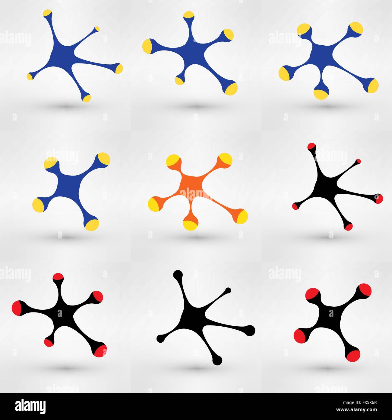 Vector illustration background set of communication graphic concept ...