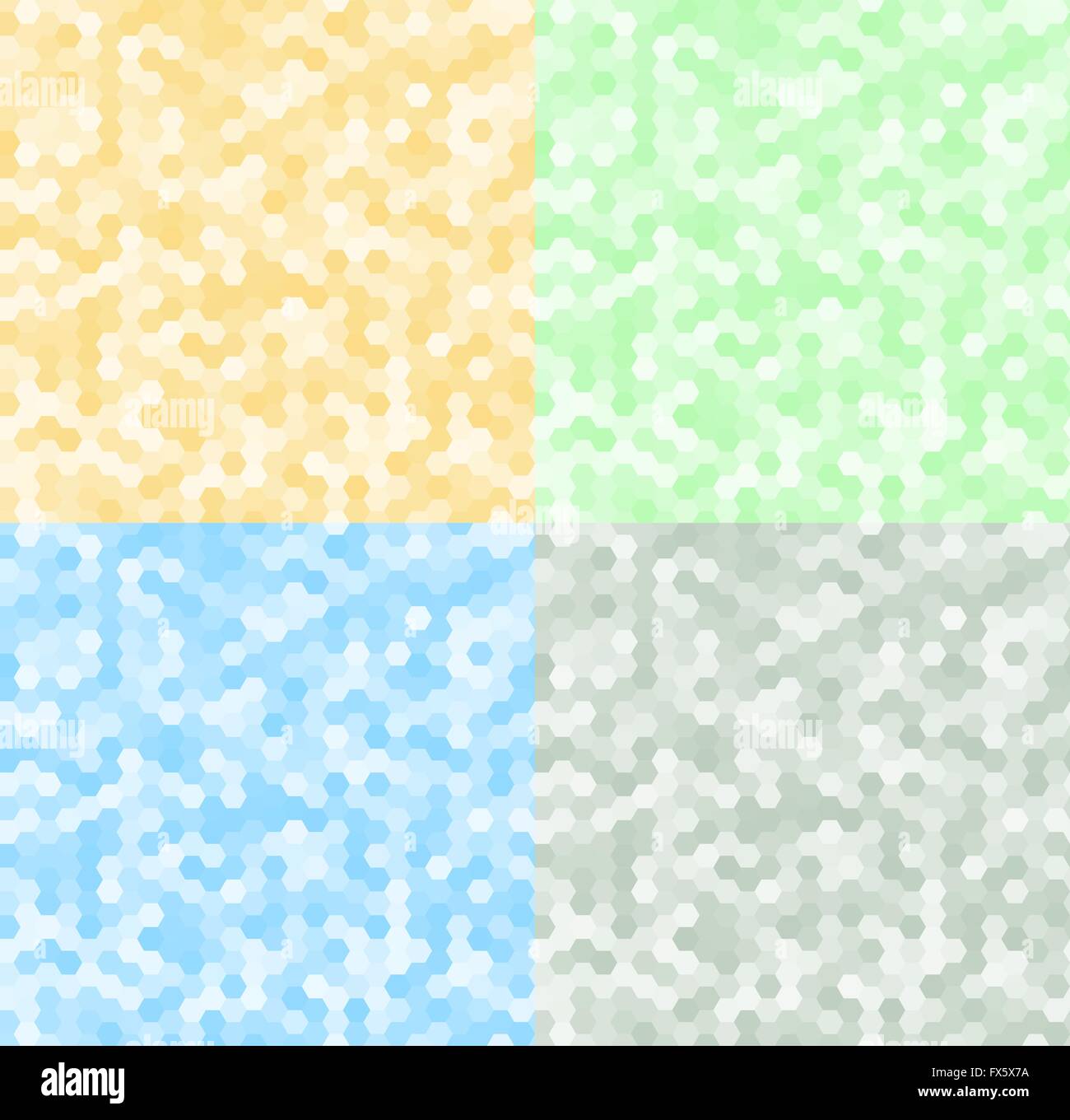Seamless texture gray hex grid. Vector Illustration Stock Vector Image ...