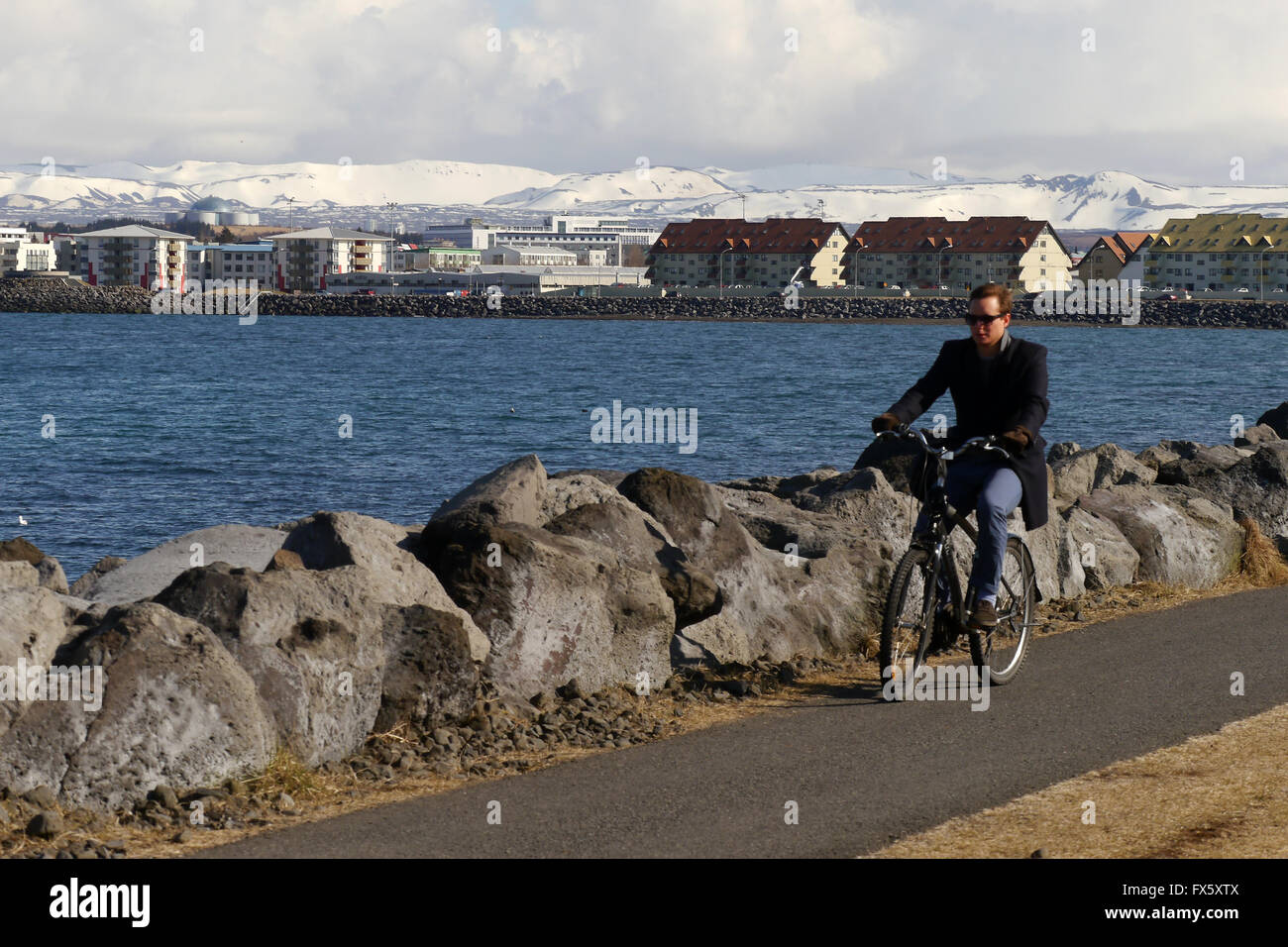 Route iceland bike hi-res stock photography and images - Alamy