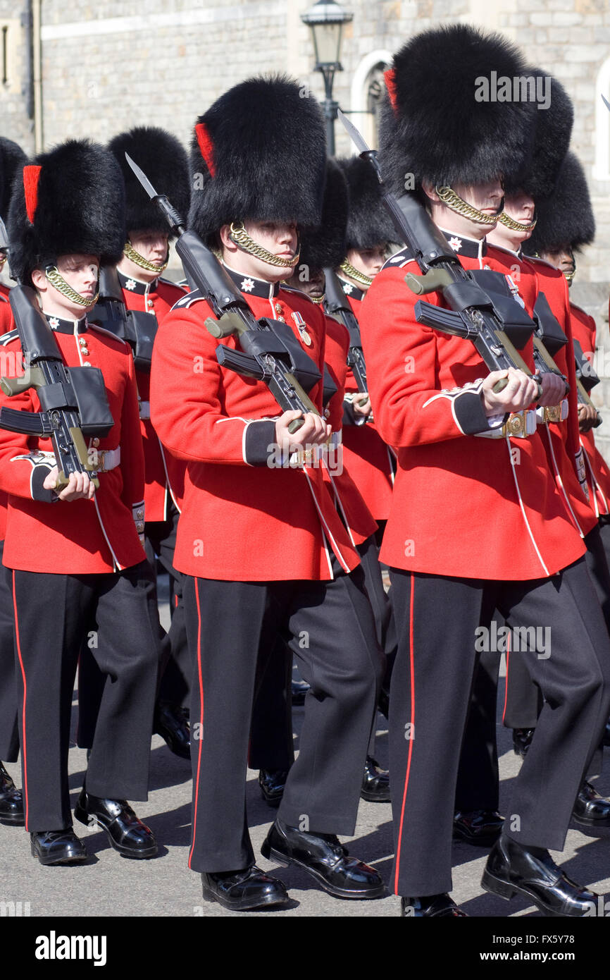 British infantry marching through hi-res stock photography and images ...