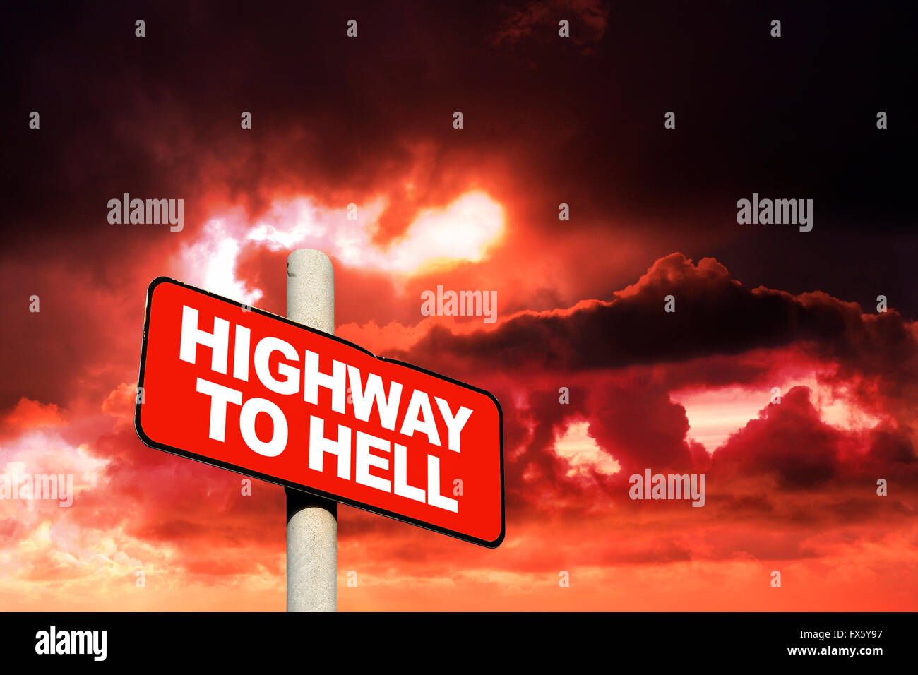 Highway to hell hi-res stock photography and images - Alamy