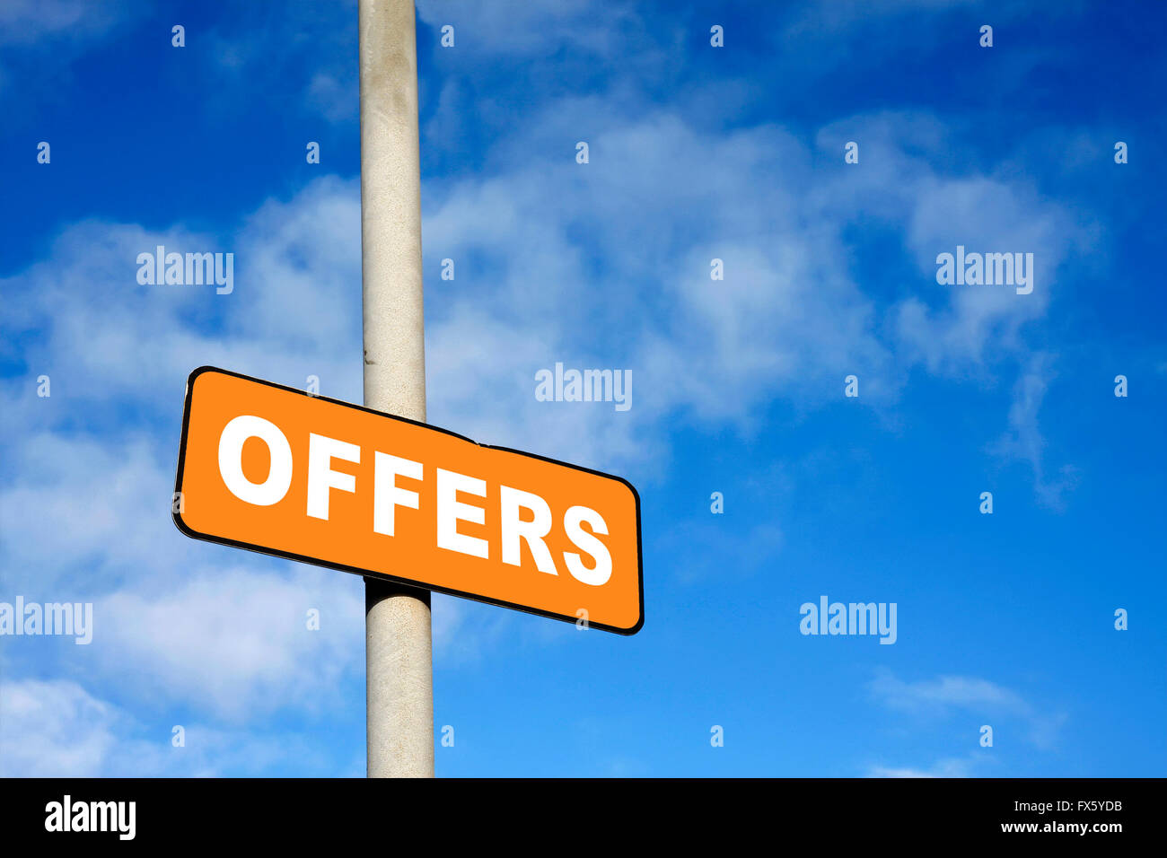 Orange price sign hi-res stock photography and images - Alamy