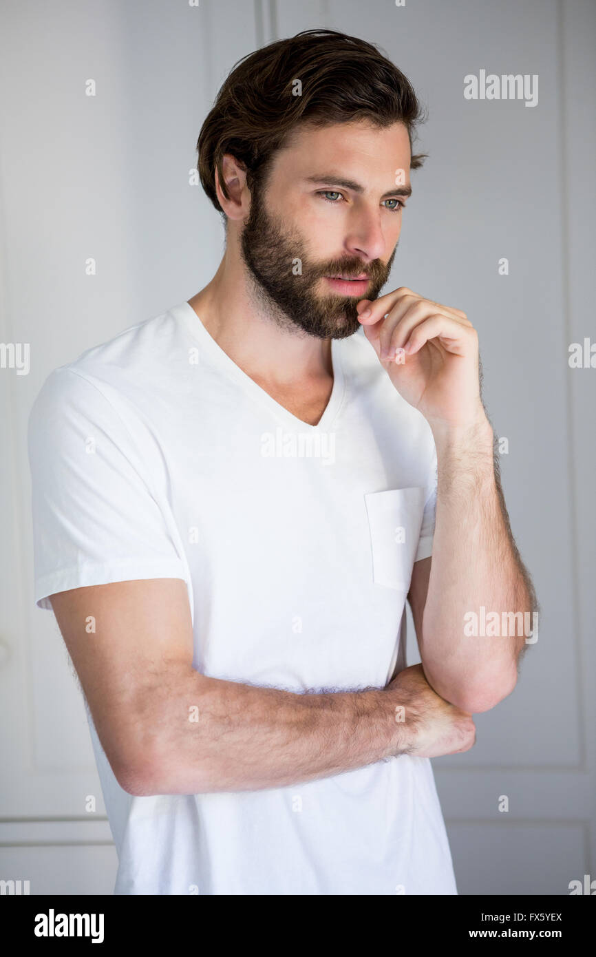 Tense man hi-res stock photography and images - Alamy