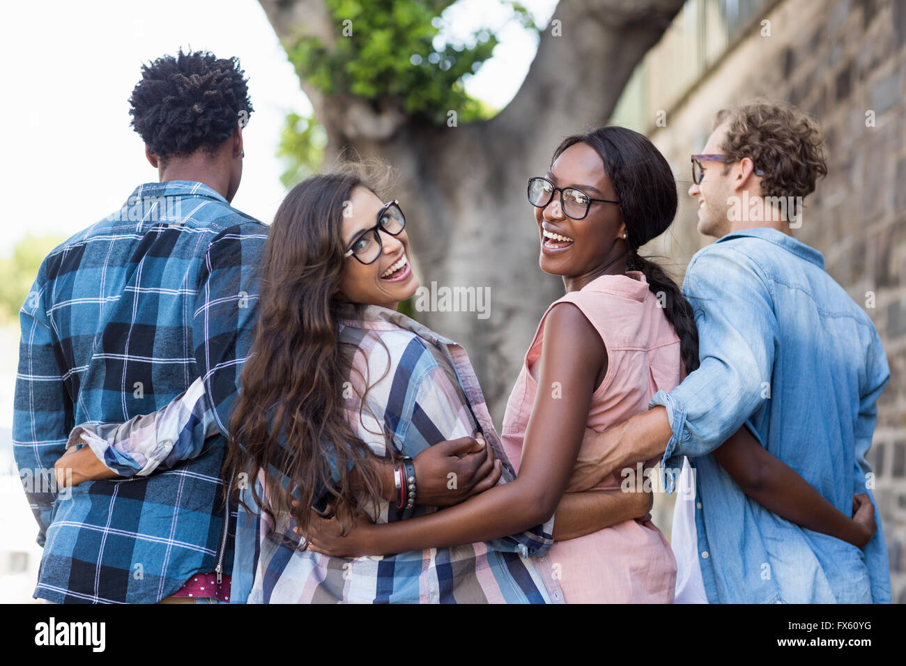 Women smiling at camera Stock Photo - Alamy