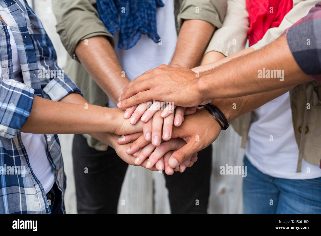 Together hands hi-res stock photography and images - Alamy