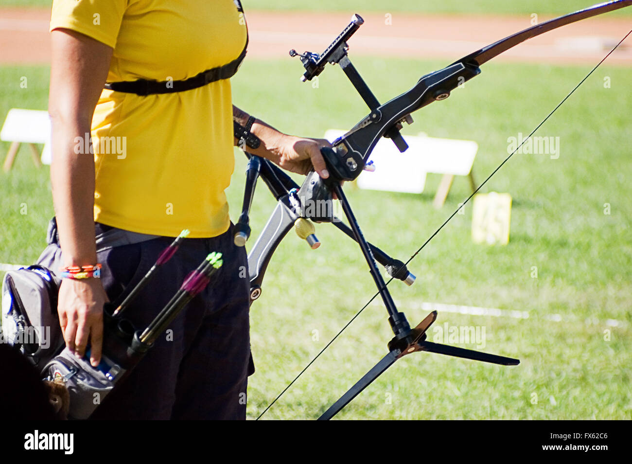 Archer practice hi-res stock photography and images - Alamy