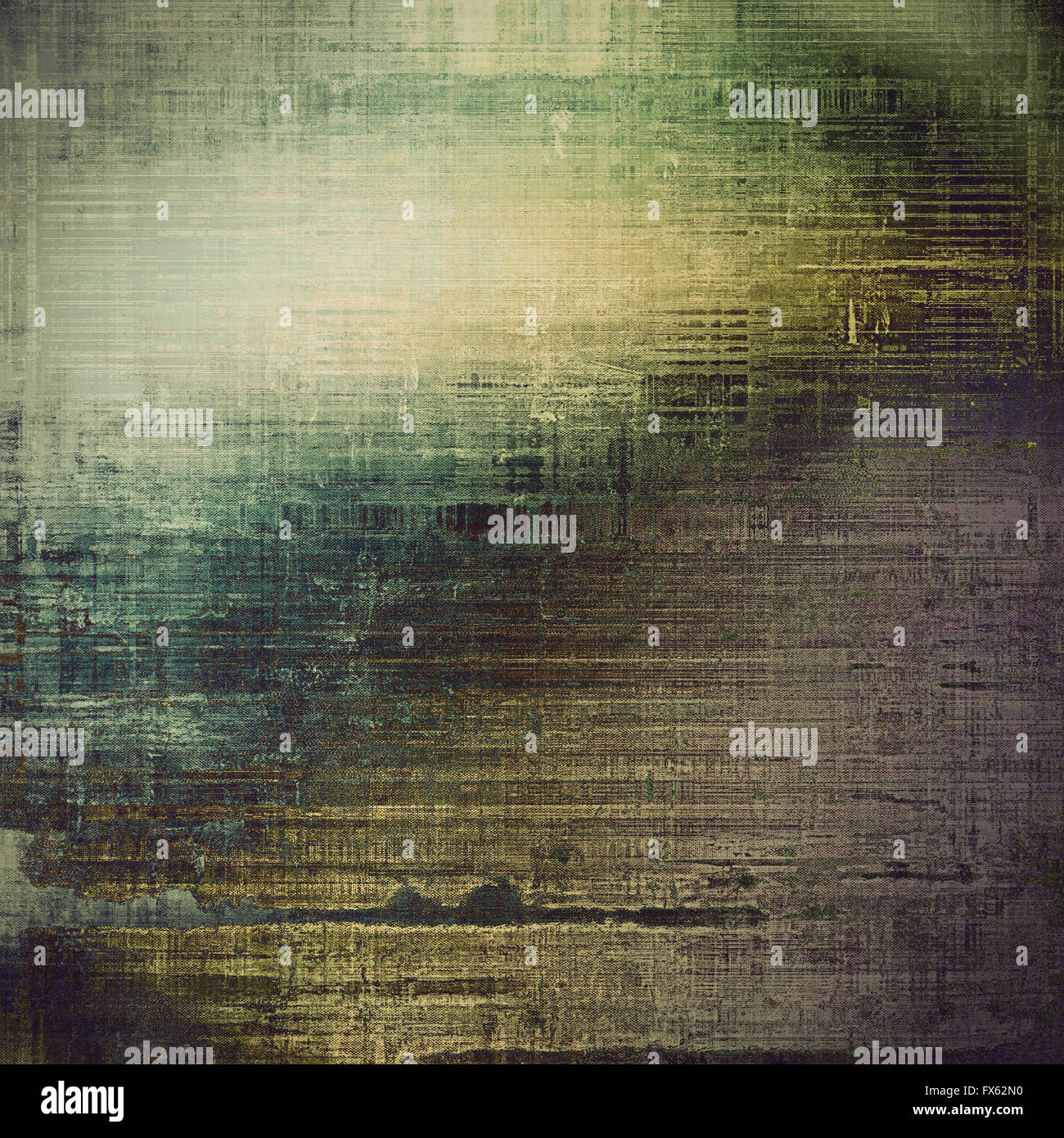 Weathered and distressed grunge background with different color ...