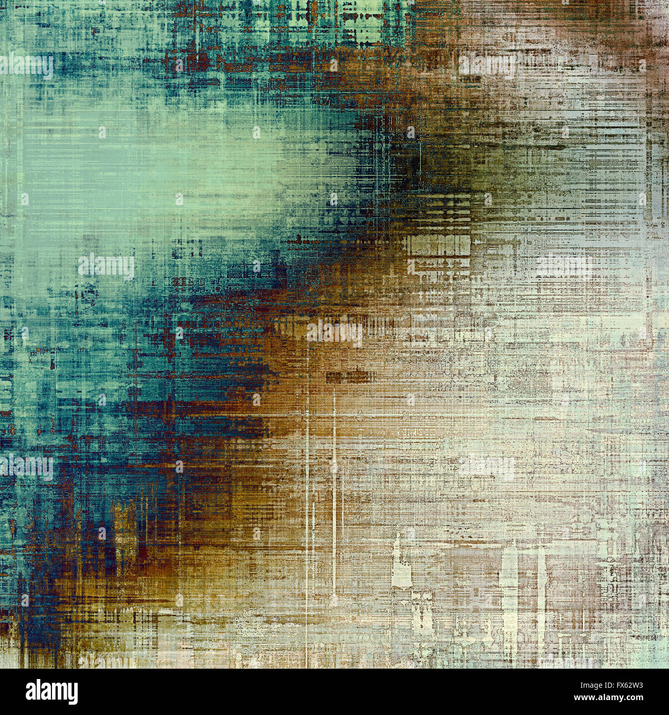 Retro background with grunge texture. With different color patterns ...