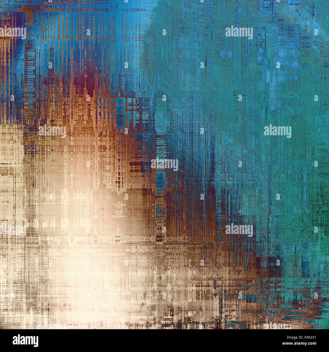 Old retro vintage texture. With different color patterns: yellow (beige ...