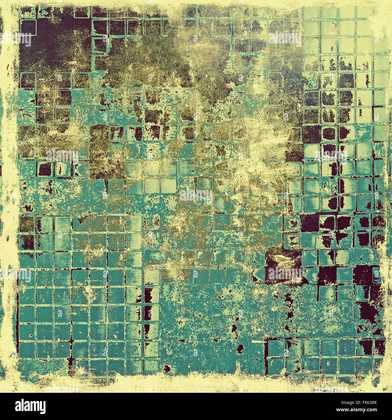 Weathered and distressed grunge background with different color ...