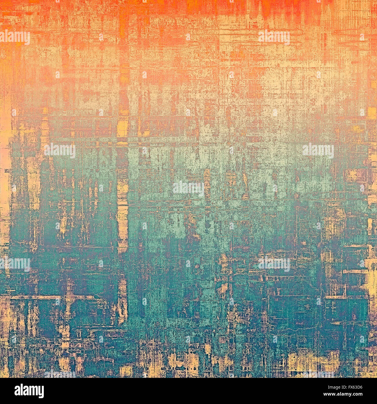 Vintage old texture for background. With different color patterns ...