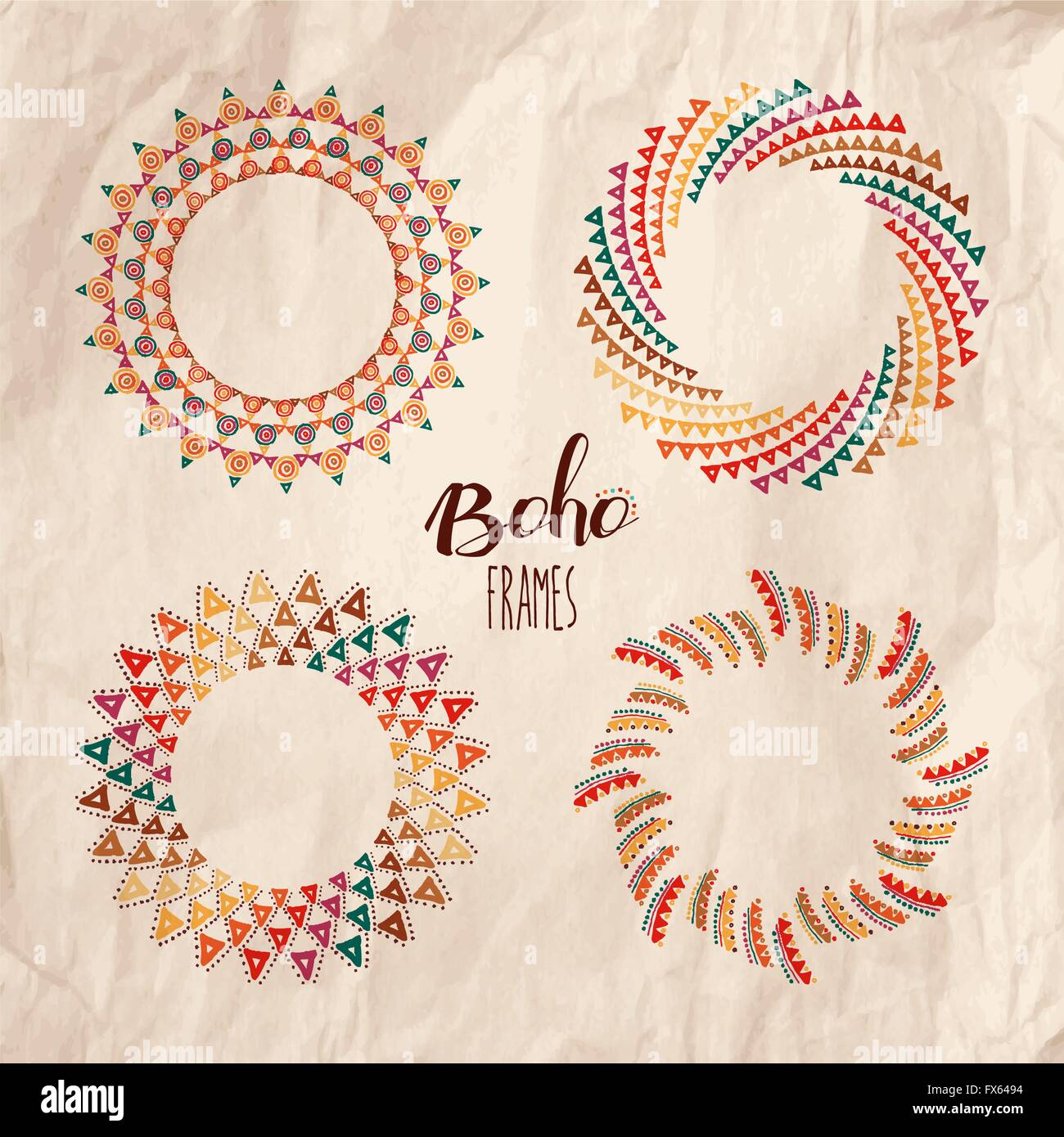 Geometric designs set Stock Vector Images - Alamy