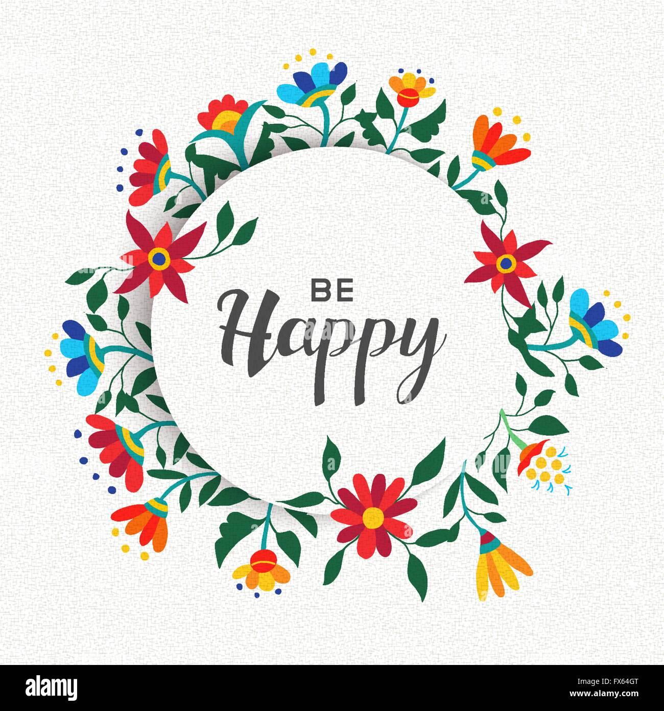 Happy vector vectors hi-res stock photography and images - Alamy