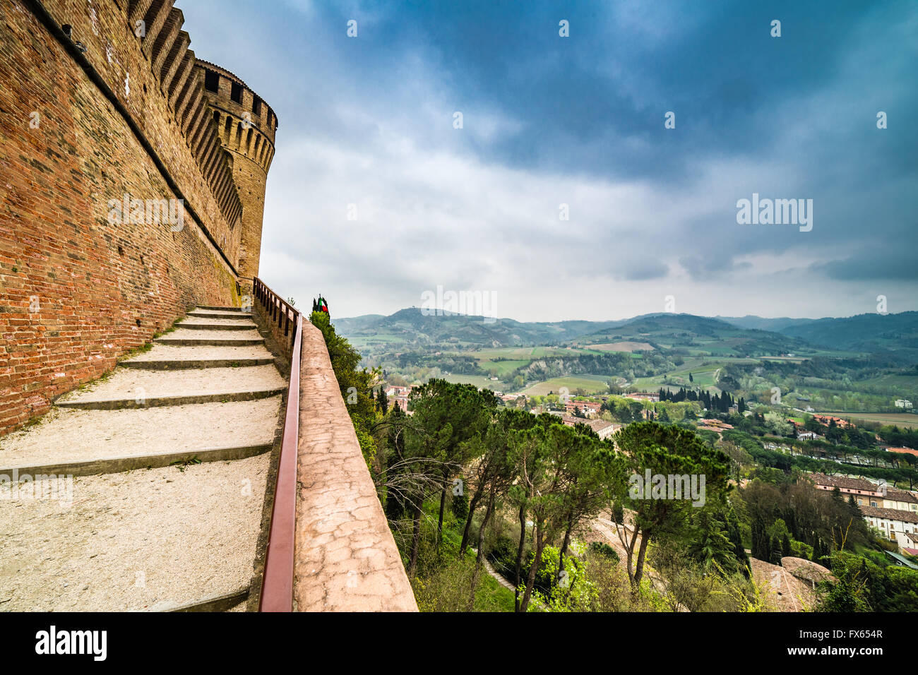 views from the ramparts of the fortress of the old town and the shrine ...