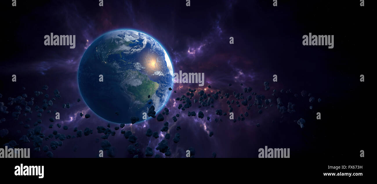 Space debris earth hi-res stock photography and images - Alamy