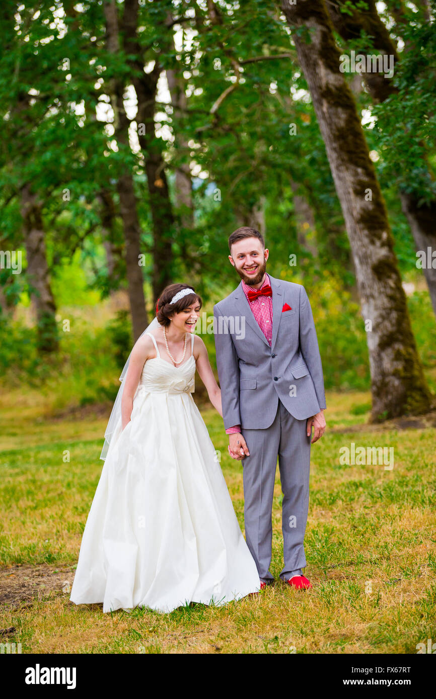 First look before the wedding ceremony of this bride and groom on their ...