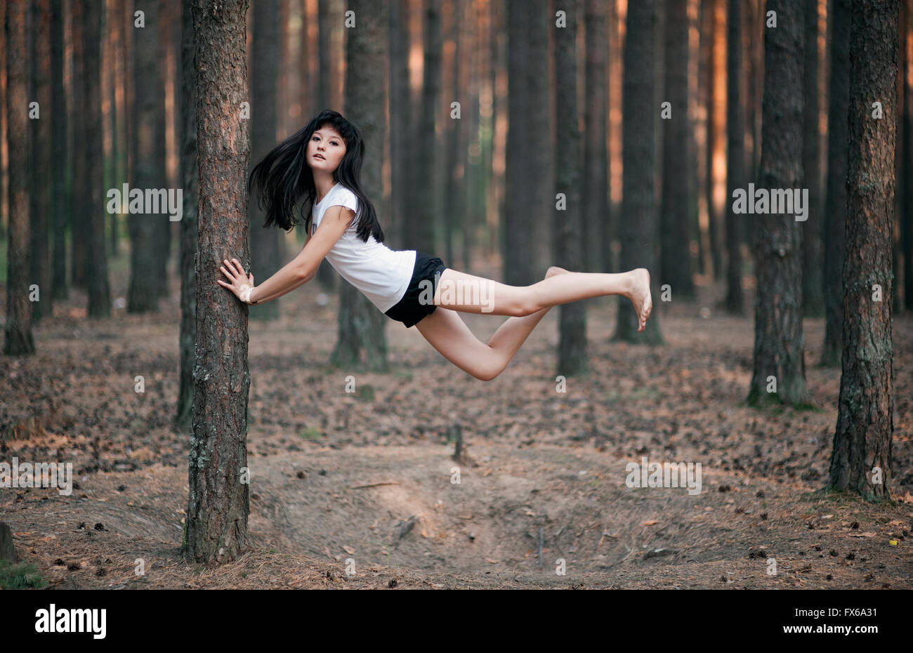 Asian woman in floating forest hi-res stock photography and images - Alamy