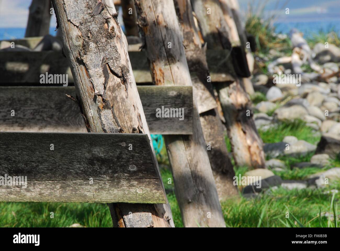 Outdoor Fish Drying Rack High Resolution Stock Photography and Images ...