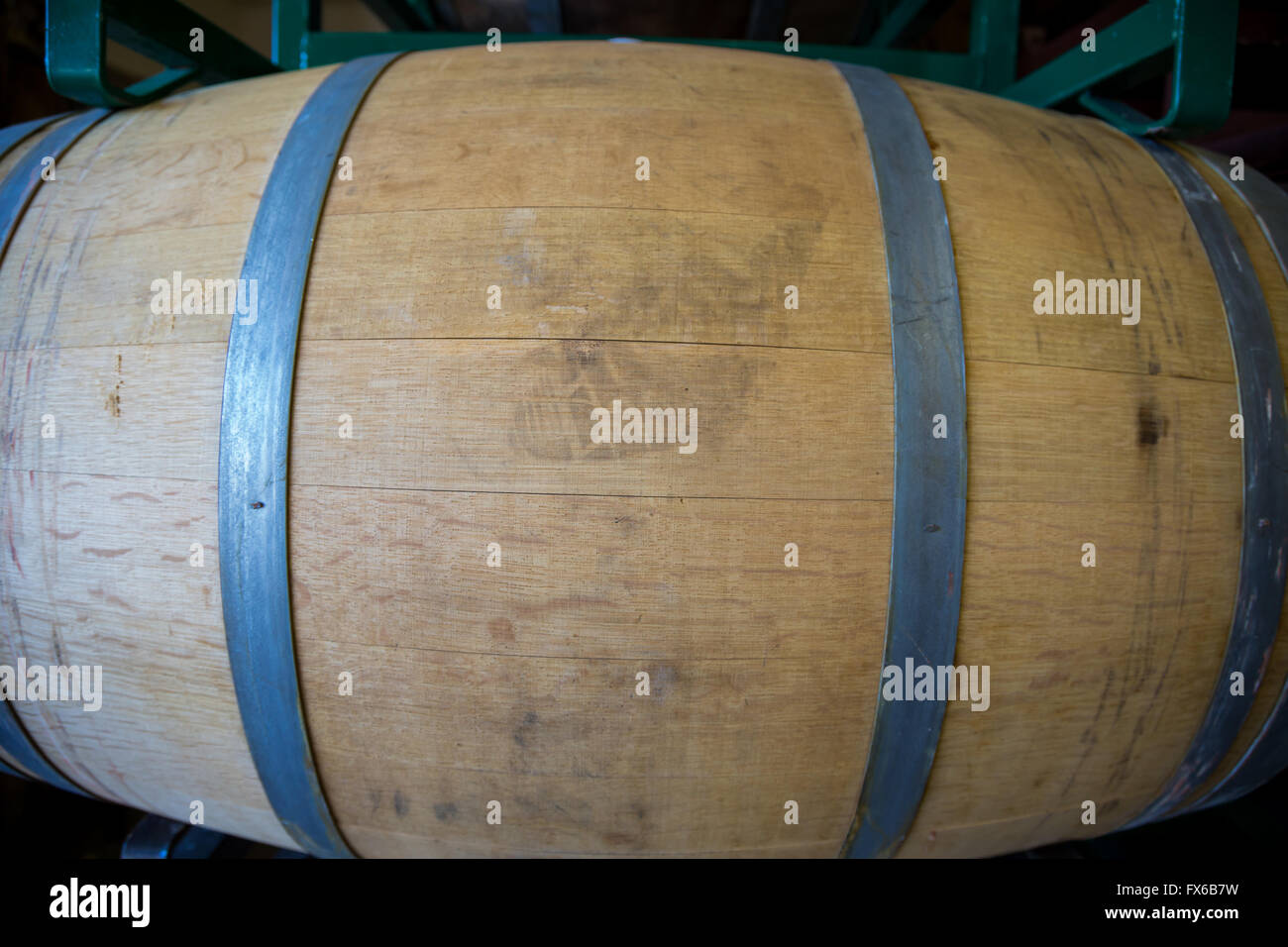 Bourbon barrel at a brewery with aged beer inside Stock Photo - Alamy