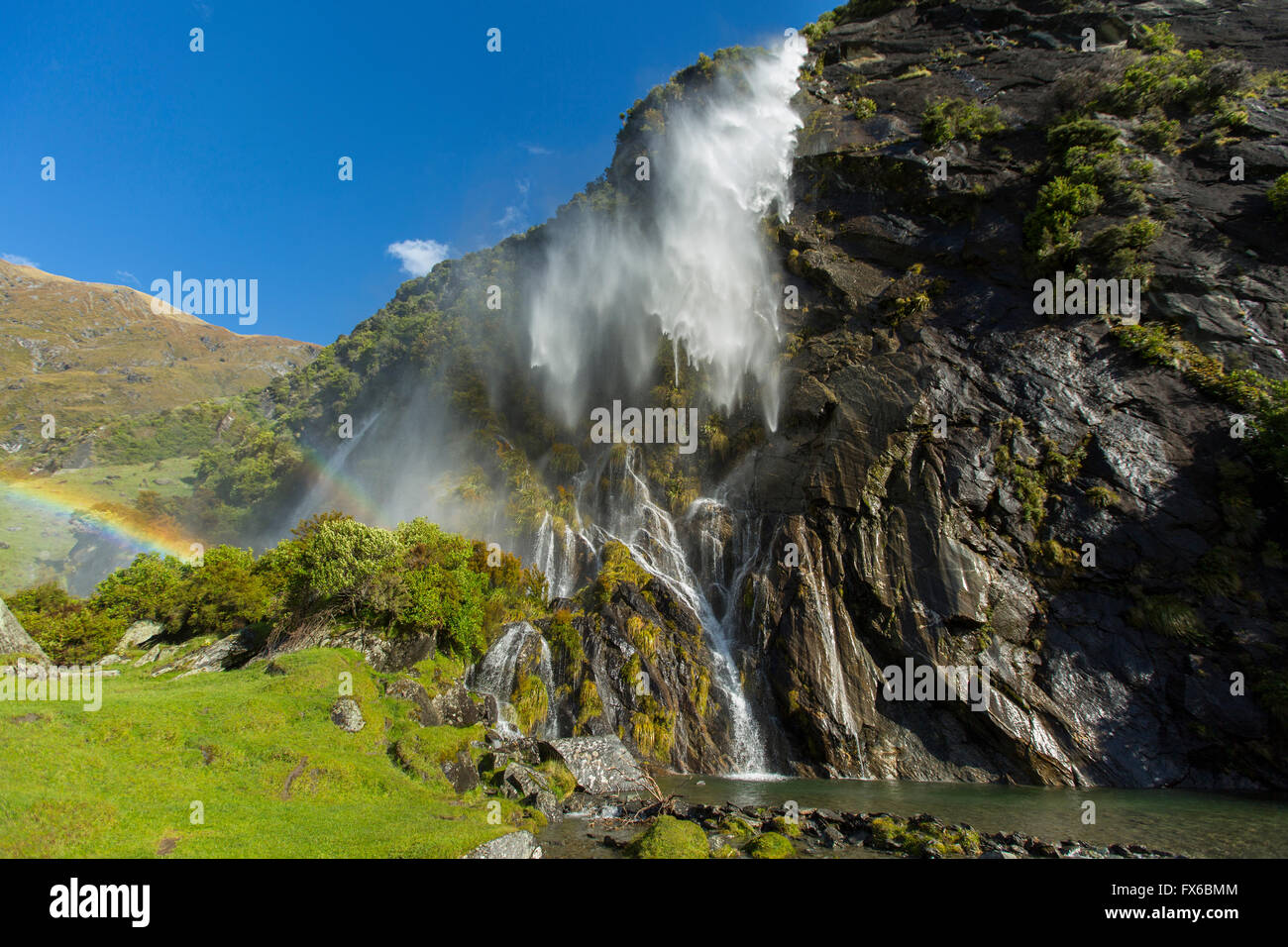 Pouring waterfall hi-res stock photography and images - Alamy