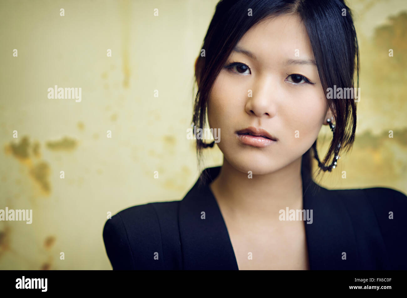Asian lady positive facial expression hi-res stock photography and ...