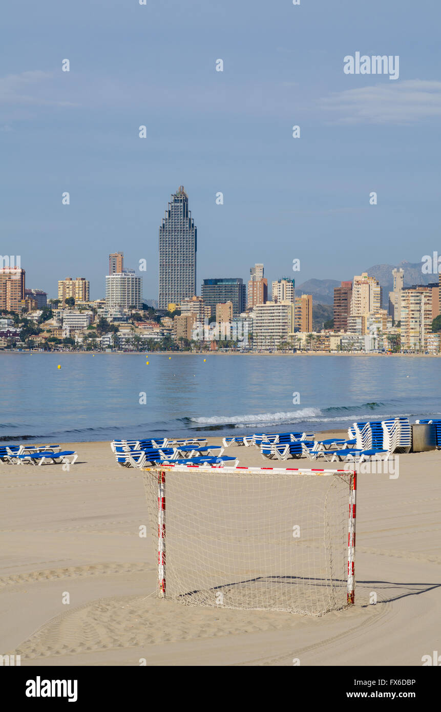 Benidorm beach resort with its high rise skyline Stock Photo - Alamy
