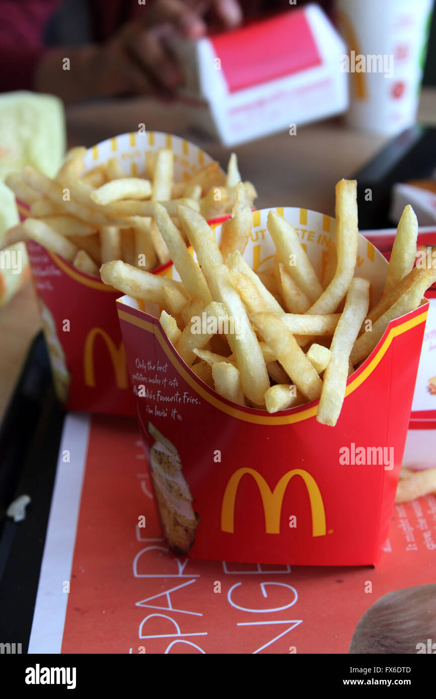 Mcdonalds chips hi-res stock photography and images - Alamy