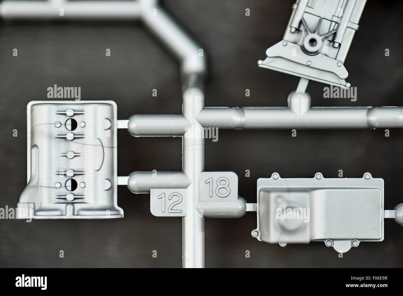 A studio photo of a plastic model kit Stock Photo - Alamy