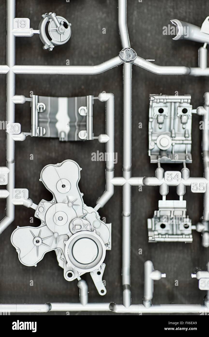 Kit model plastic sprue hi-res stock photography and images - Alamy