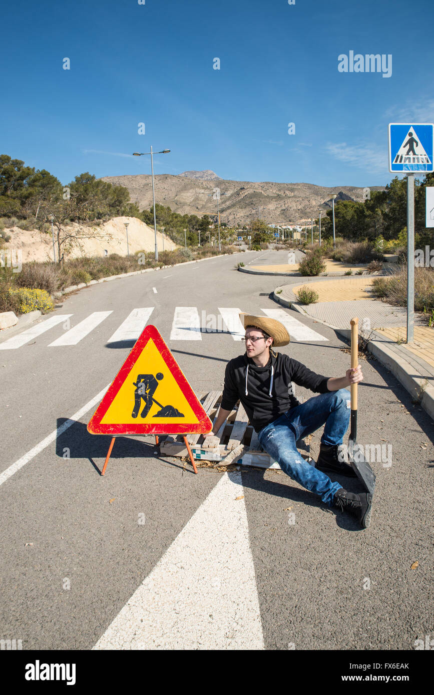 Lazy guy hi-res stock photography and images - Alamy