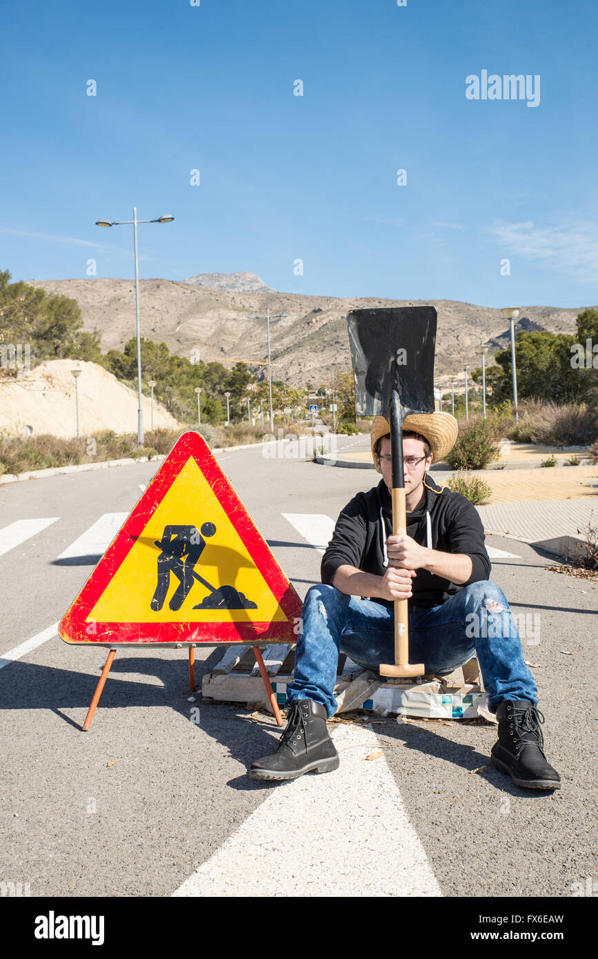 Lazy guy hi-res stock photography and images - Alamy