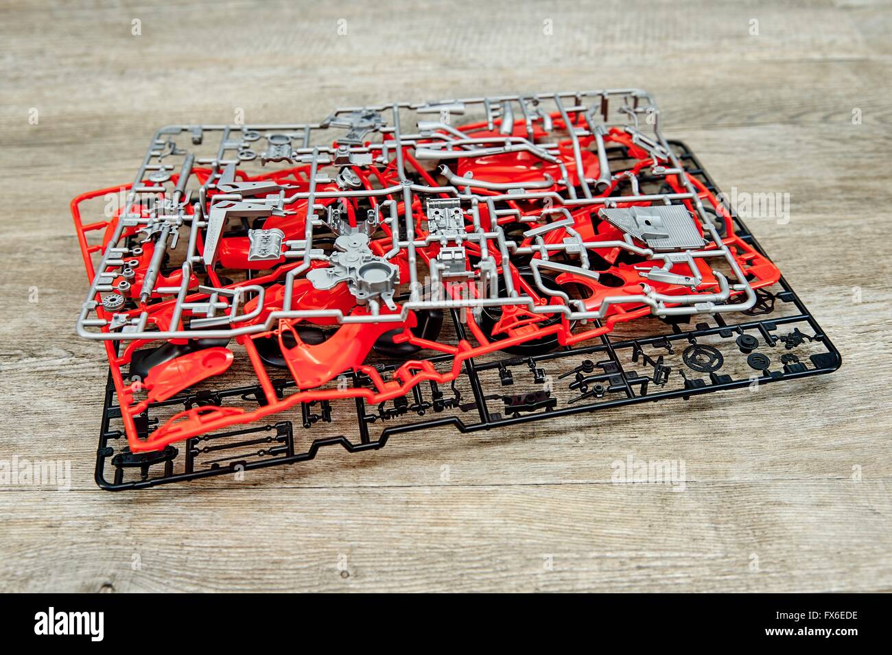 A studio photo of a plastic model kit Stock Photo - Alamy