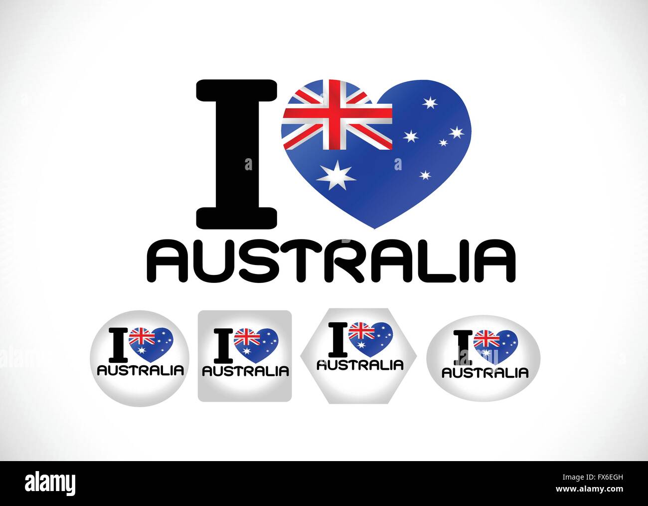 National flag of Australia themes idea design Stock Vector Image & Art ...