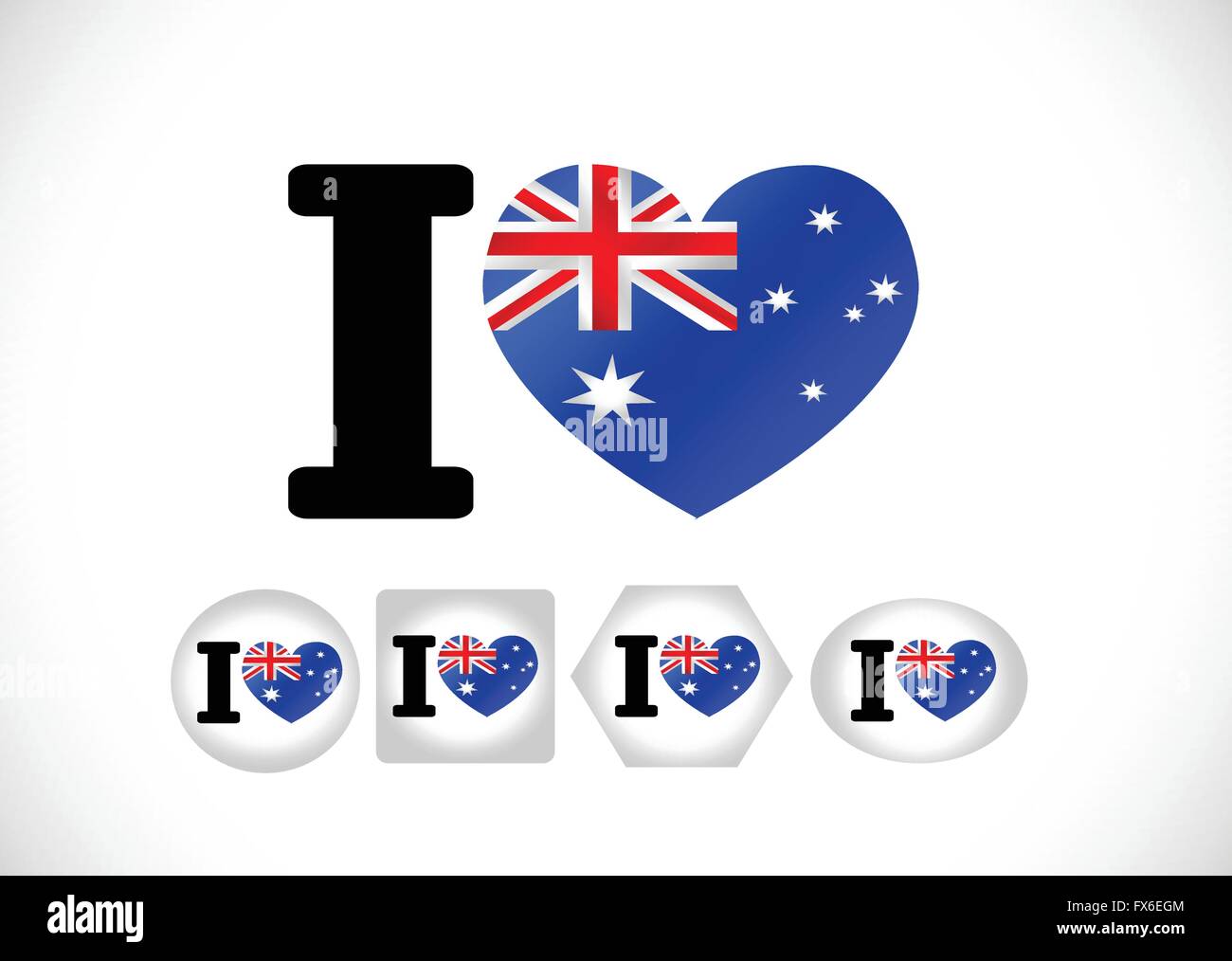 National flag of Australia themes idea design Stock Vector Image & Art ...