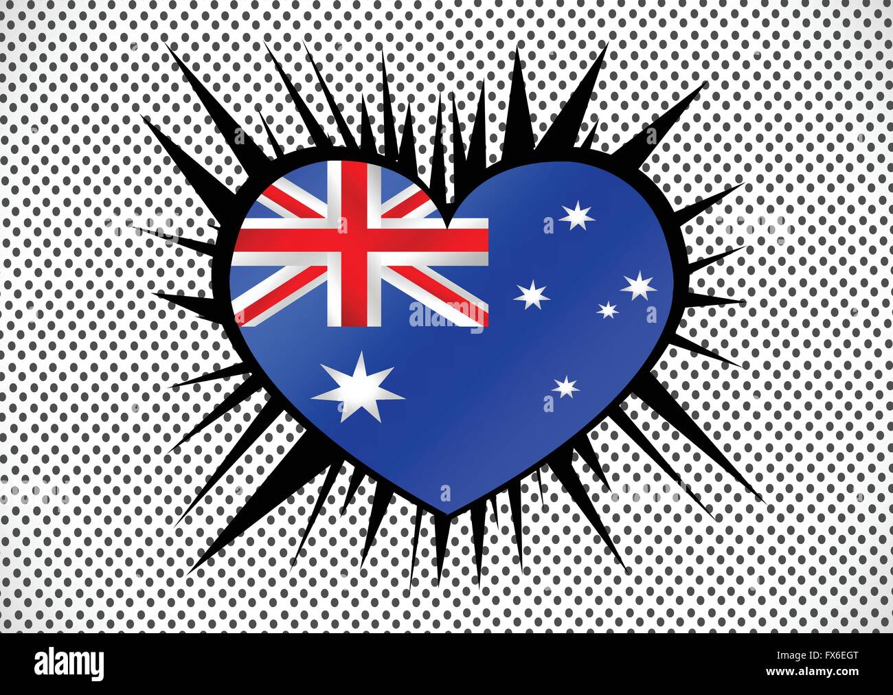 National flag of Australia themes idea design Stock Vector Image & Art ...