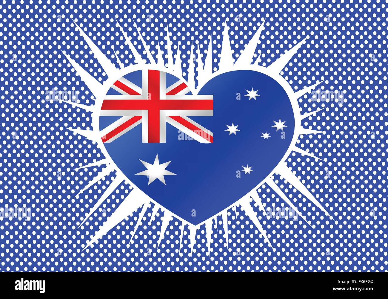 National flag of Australia themes idea design Stock Vector Image & Art ...